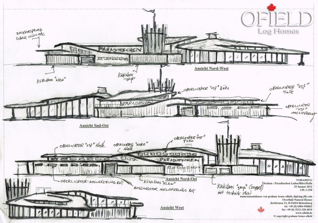 Ofield log homes | Entwürfe